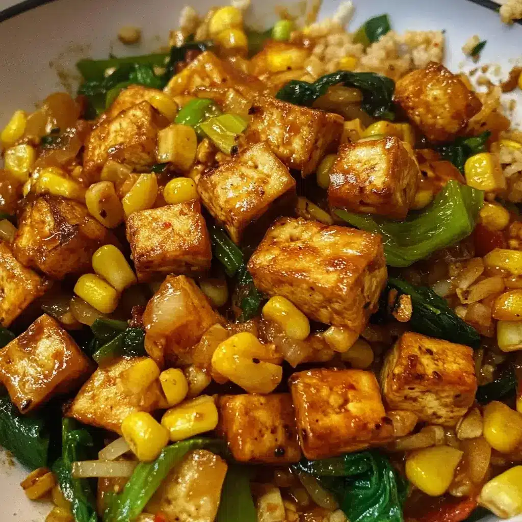 Corn and Tofu Stir-Fry Recipe - Family cooks club