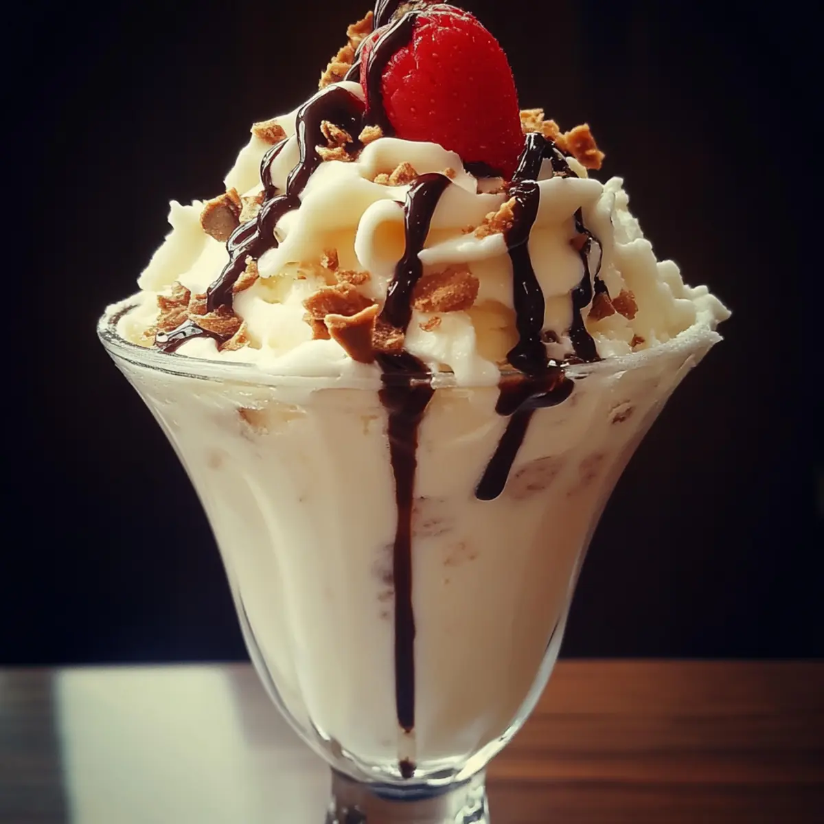 Easy Delicious Quick Vanilla Ice Cream Sundae with a Creamy Twist